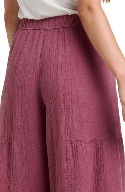 TOAD & CO Tate Double Weave Palazzo Pant - Wild Ginger