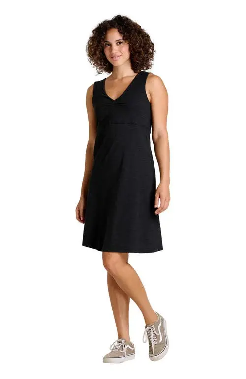 TOAD & CO Rosemarie Sleeveless A-line Dress - Black