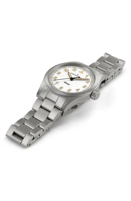 Hamilton Khaki Field Bracelet Watch - White