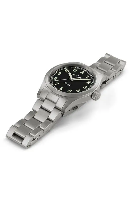 Hamilton Khaki Field Bracelet Watch - Black