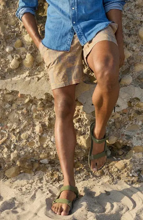 TOAD & CO Boundless Pull-on Short - Kelp Patchwork Print