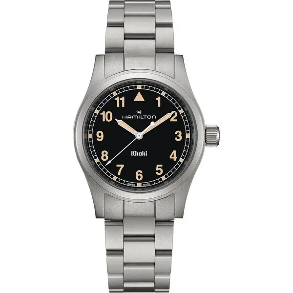 Hamilton Khaki Field Bracelet Watch - Black