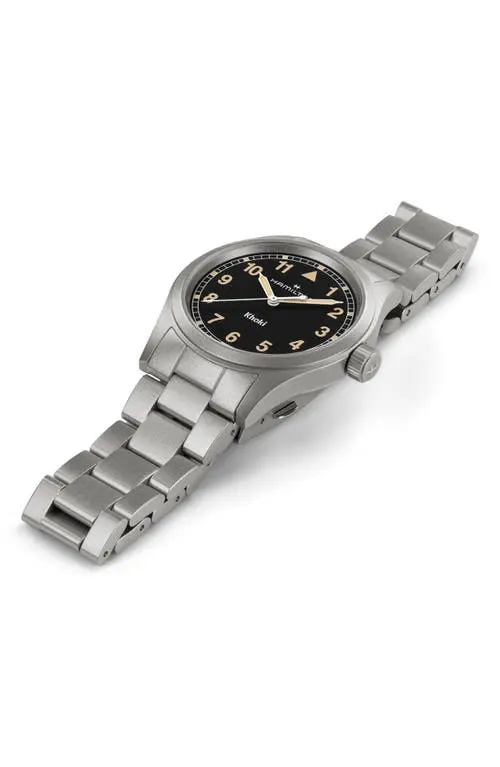 Hamilton Khaki Field Bracelet Watch - Black