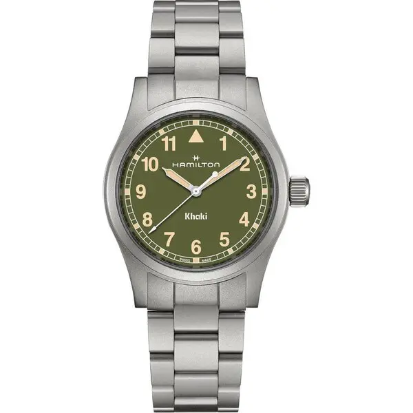 Hamilton Khaki Field Bracelet Watch - Green