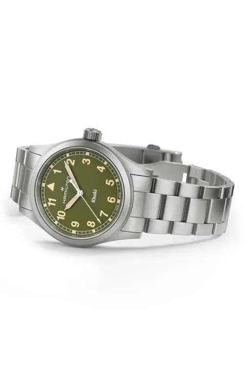 Hamilton Khaki Field Bracelet Watch - Green