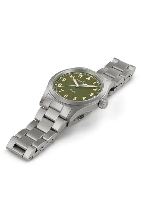 Hamilton Khaki Field Bracelet Watch - Green