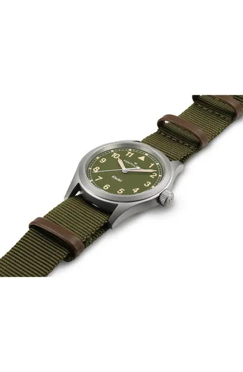 Hamilton Khaki Field Strap Watch - Green