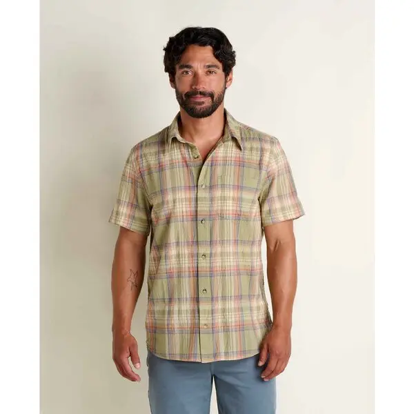 TOAD & CO Fletcher Short Sleeve Shirt - Elderflower Pattern