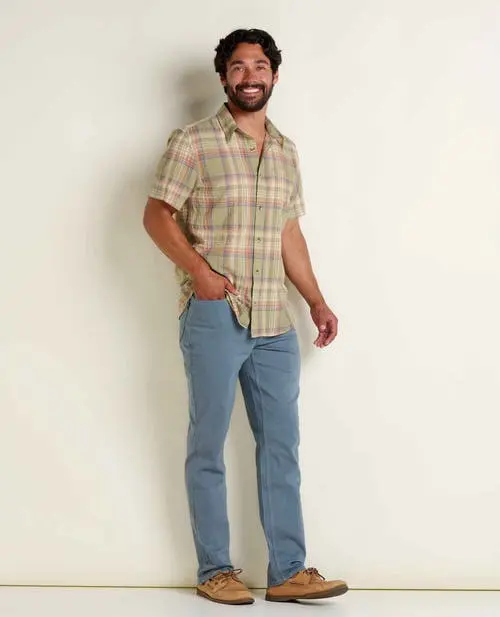 TOAD & CO Fletcher Short Sleeve Shirt - Elderflower Pattern