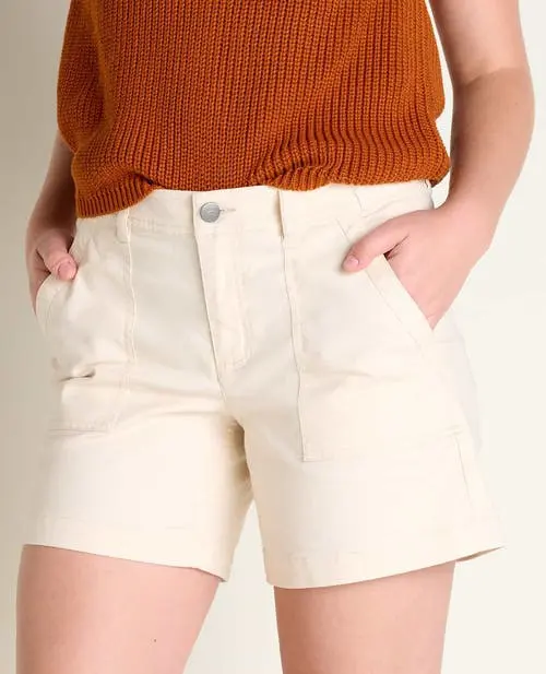 TOAD & CO Earthworks Camp Short With Floral Print - Salt