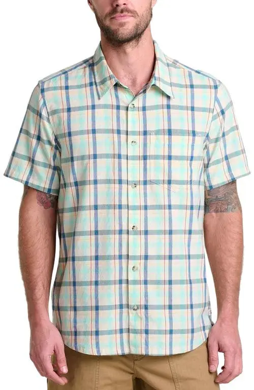 TOAD & CO Airscape Short Sleeve Shirt - Lichen Check