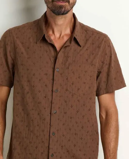 TOAD & CO Airscape Short Sleeve Shirt Embroidered - Earth