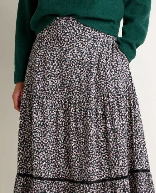 TOAD & CO Marigold Tiered Midi Skirt