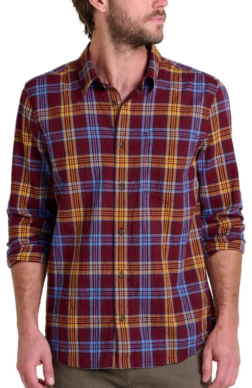 TOAD & CO Fletcher Long Sleeve Shirt - Port