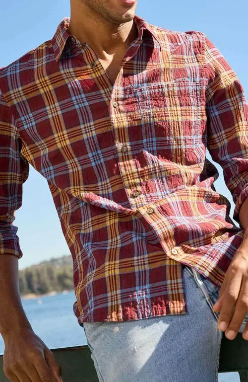 TOAD & CO Fletcher Long Sleeve Shirt - Port