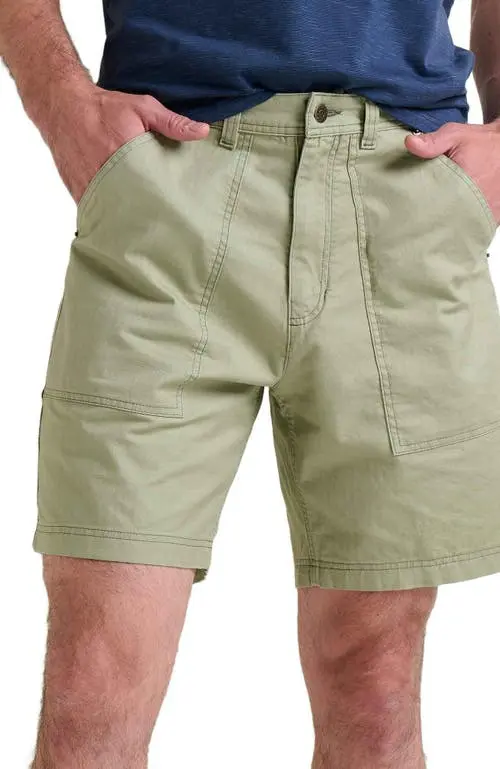 TOAD & CO Straight Fit Herringbone Weave Shorts - Yucca