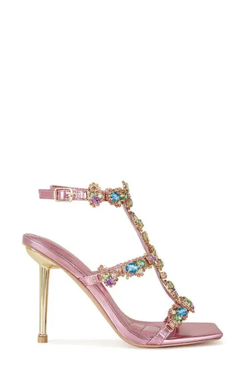 AZALEA WANG Khai Ankle Strap Sandal - Pink