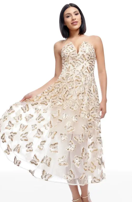 Dress The Population Briella Sequin Butterfly Dress