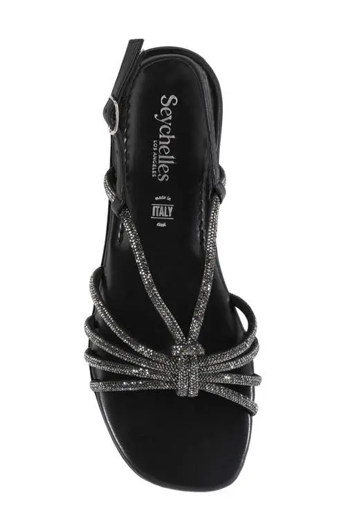 Seychelles Coasting Slingback Sandal - Black