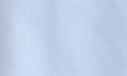 Foxcroft Marina Contrast Trim Cotton Button-up Shirt - Soft Blue