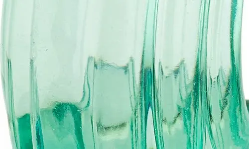 Lele Sadoughi Curved Canyon Hoop Earrings - Turquoise