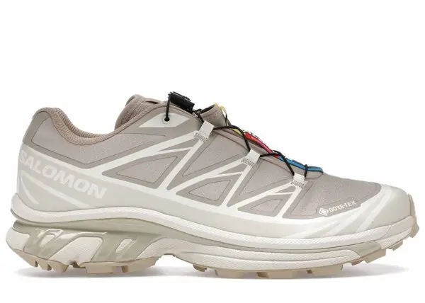 SALOMON Xt-6 Gore-tex Sneakers - Oxford Tan/almond Milk/safari
