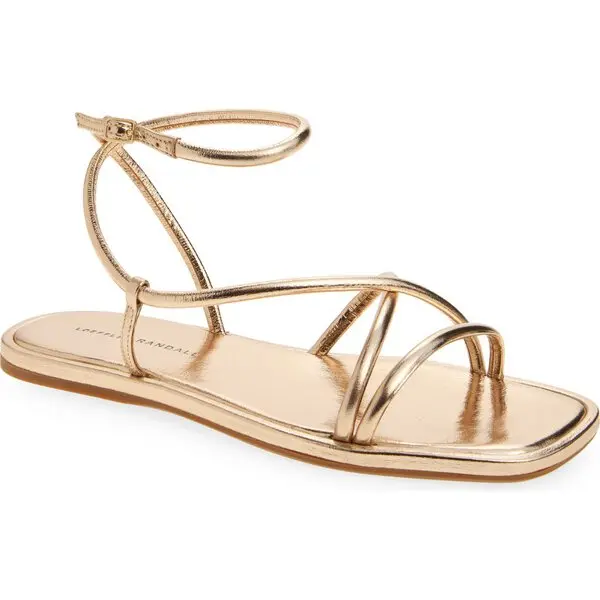 LOEFFLER RANDALL Noor Ankle Strap Sandal - Champagne