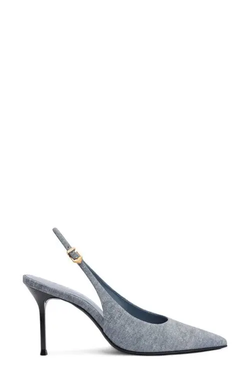 Schutz Paola Slingback Pointed Toe Pump - Infinite Blue