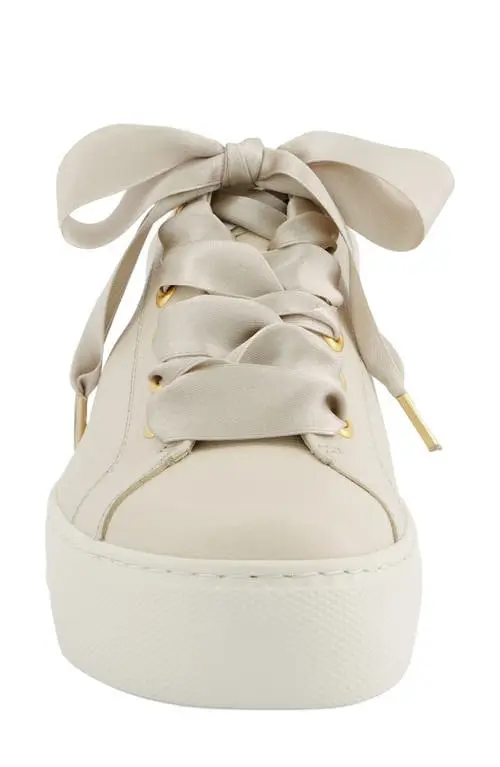 Paul Green Blakely Platform Sneakers - Biscuit Almond Combo