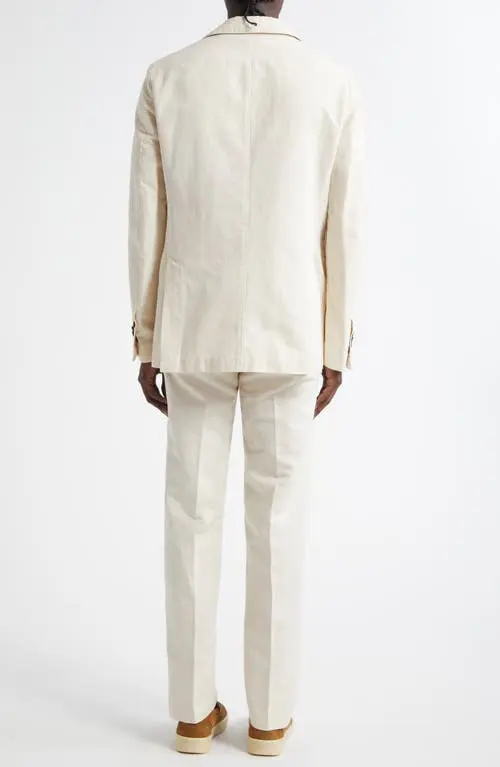 Massimo Alba Cotton & Linen Suit
