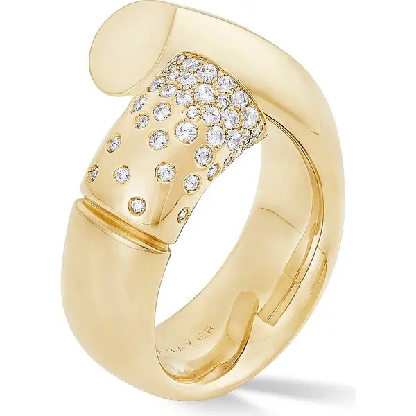 TABAYER Oera Pavé Diamond Ring - Yellow Gold