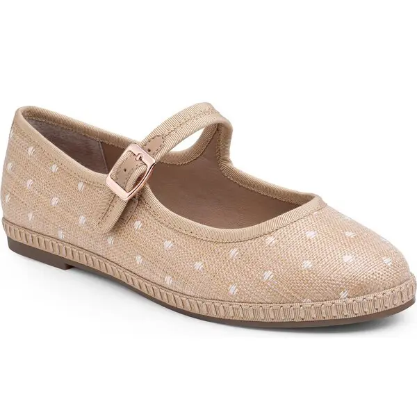 Me Too Gracie Mary Jane Flat - Natural
