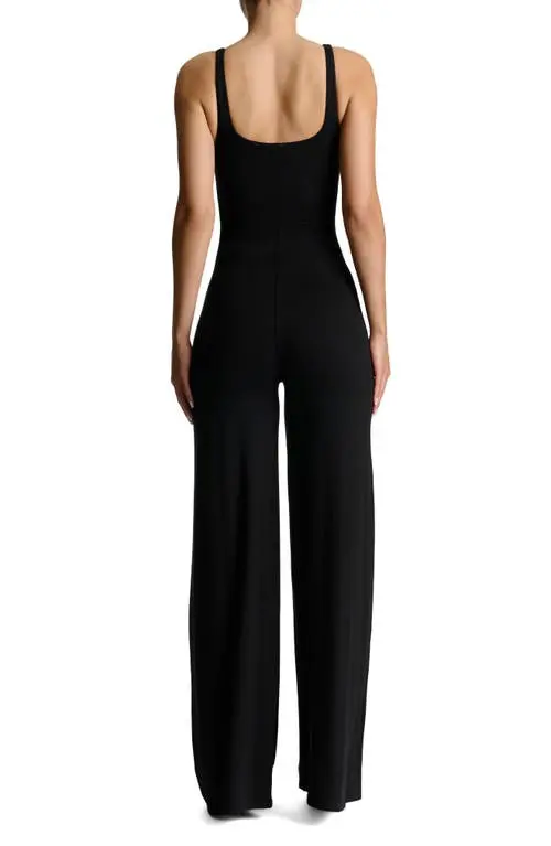 Naked Wardrobe Sculpt Wide Leg Tank Jumpsuit