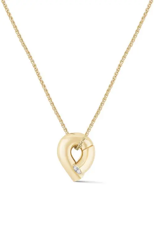 TABAYER Oera Diamond Pendant Necklace - Yellow Gold