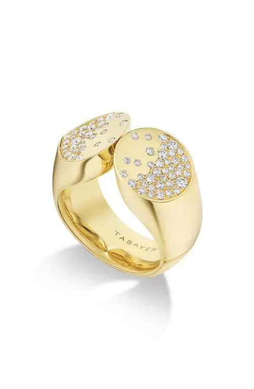 TABAYER Oera Pavé Diamond Ring - Yellow Gold