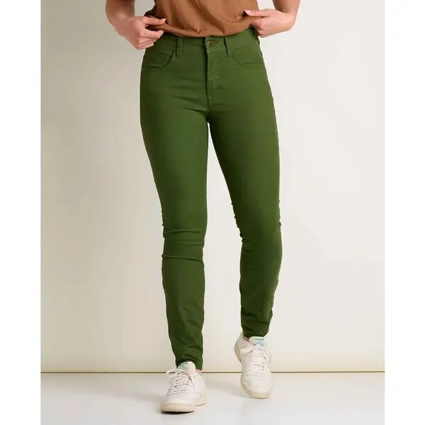 TOAD & CO Earthworks 5 Pocket Skinny Pant - Epidote