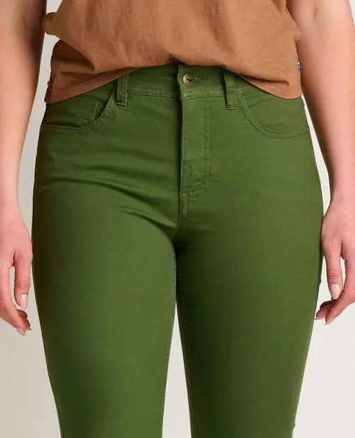 TOAD & CO Earthworks 5 Pocket Skinny Pant - Epidote