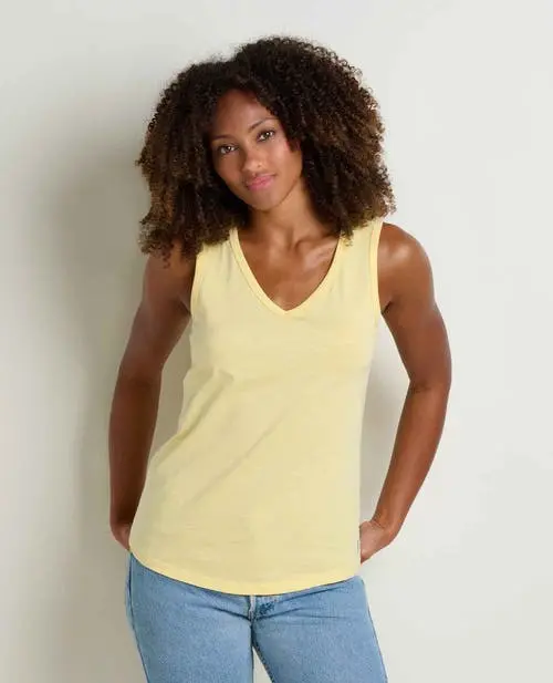 TOAD & CO Marley Tank V-neck, Bra-friendly - Meyer