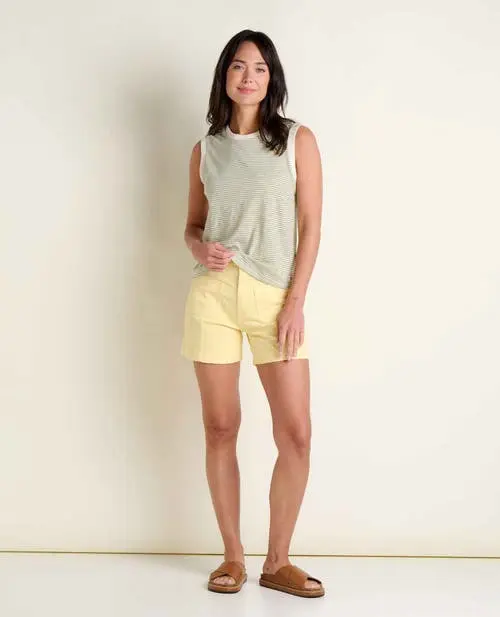 TOAD & CO Boundless Jersey Tank - Almond Pattern