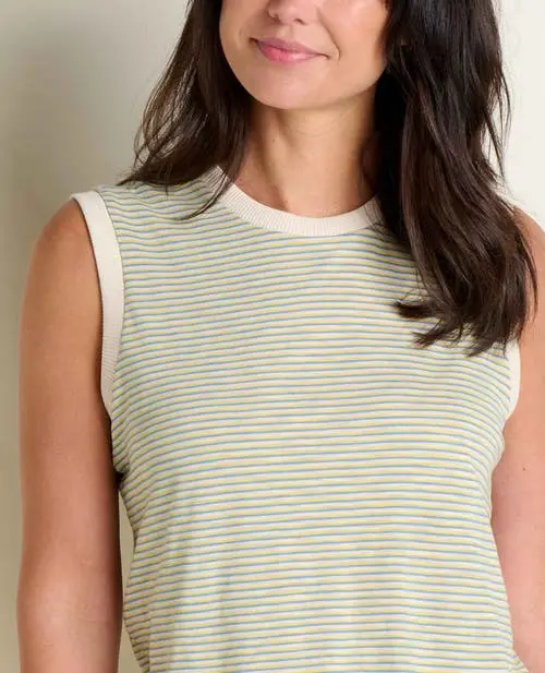 TOAD & CO Boundless Jersey Tank - Almond Pattern
