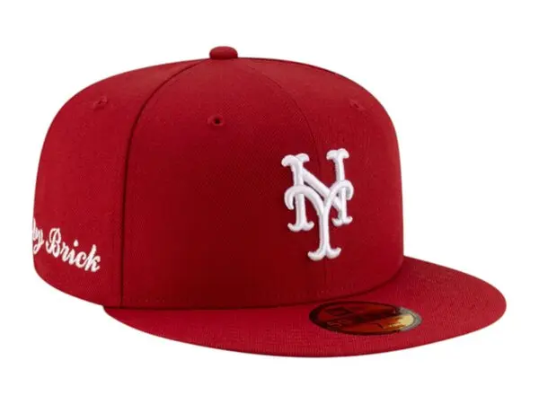 New Era X Nigel Sylvester X New York Mets 59fifty Fitted Cap - Red
