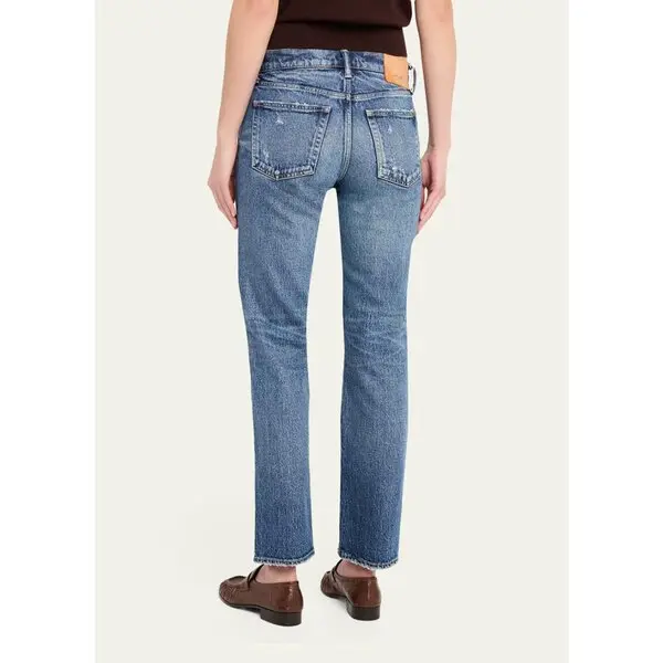 Moussy Vintage Farmingdale Slim Straight-leg Jeans