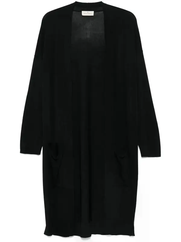 Bruno Manetti Fine-knit Coat - Black