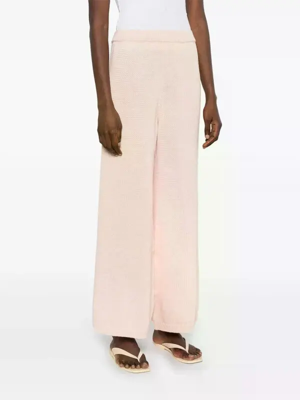 Iris Von Arnim Knitted Trousers - Pink