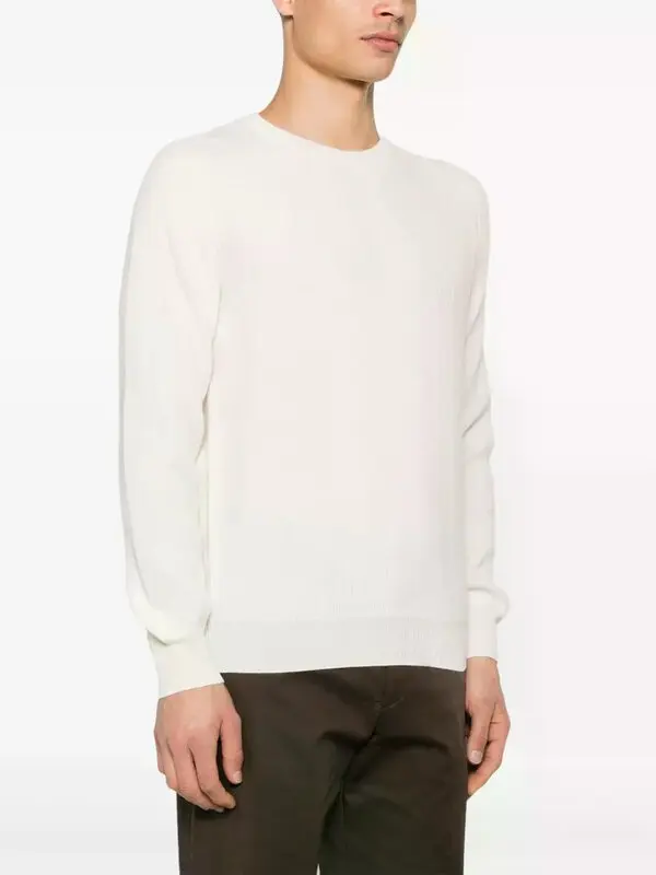 Bruno Manetti Cashmere Sweater - White