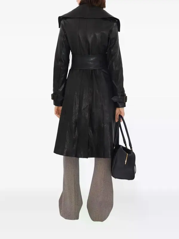 Burberry Leather Trench Coat