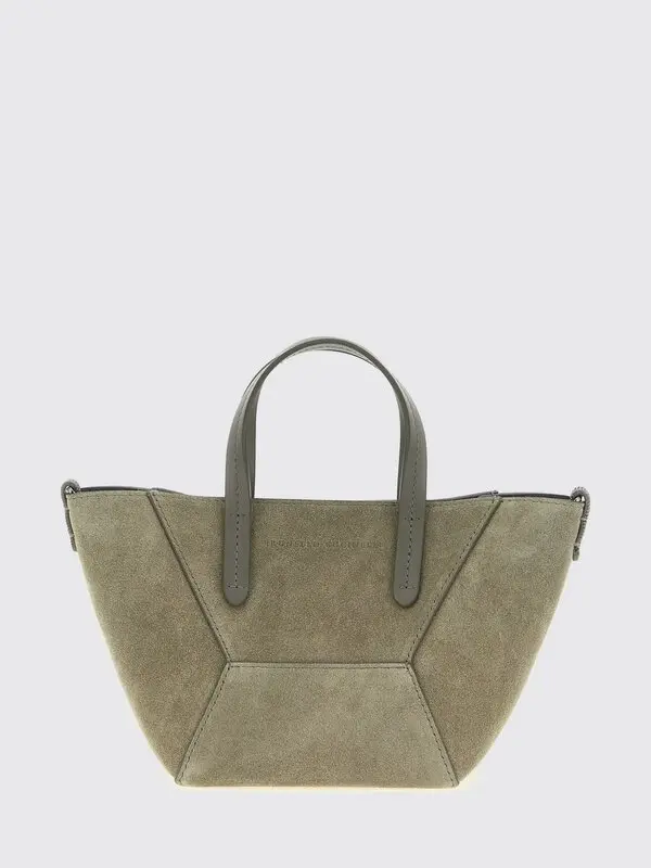 Brunello Cucinelli Suede Tote - Grey