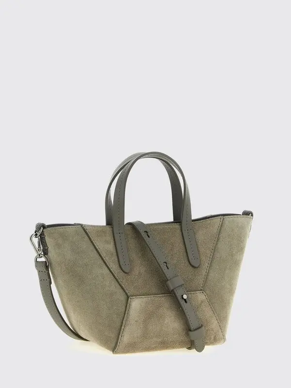 Brunello Cucinelli Suede Tote - Grey