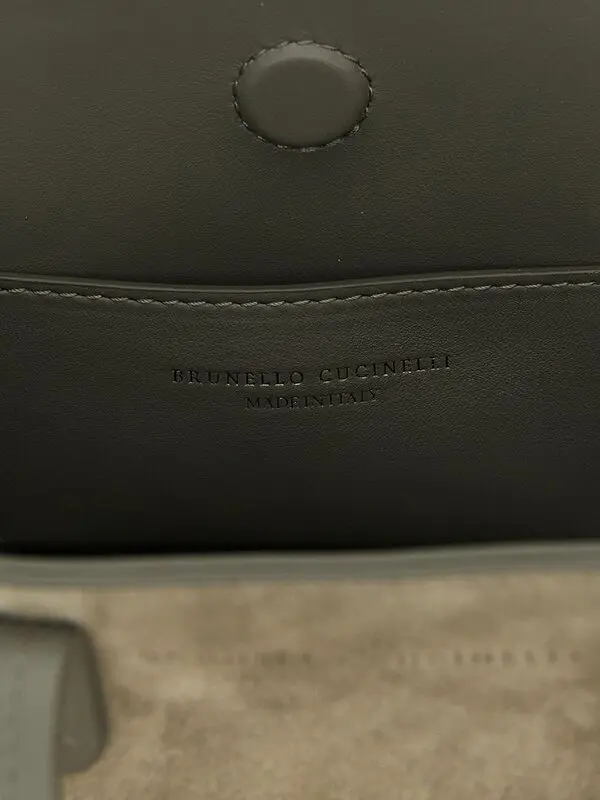 Brunello Cucinelli Suede Tote - Grey