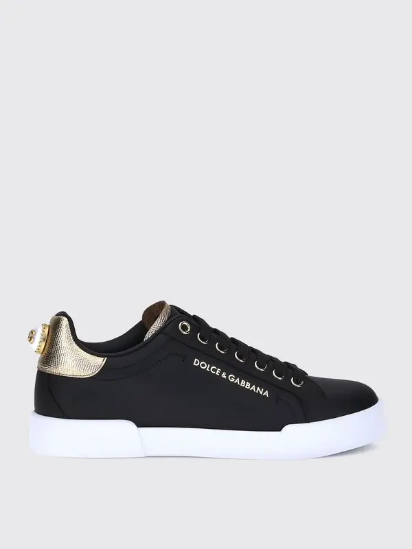 Dolce & Gabbana Lace Up Sneakers - Black